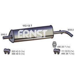 Ernst Mittelschalld&auml;mpfer 113137 f&uuml;r VAG