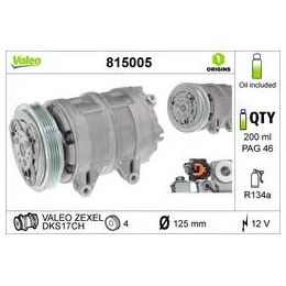 Valeo Kompressor, Klimaanlage 815005 12V f&uuml;r NISSAN 92600VW100