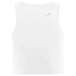 Tanktop WINSHAPE "AET135LS", Damen, Gr. XS, wei&szlig; (ivory), 85% Polyester, 15% Elasthan, Rundhals, Tops Tanktop, Functional Light and Soft