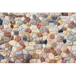 Fototapete papermoon "Abstrakt Steine", bunt, B:3m L:2,23m, Vlies, Tapeten