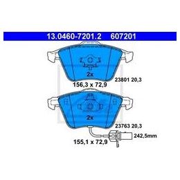 ATE Bremsensatz, Scheibenbremse 1420-43090 vorne rechts links bel&uuml;ftet 320mm f&uuml;r SEAT VAG 8D0615301K 8E0698151L 4F0698151D