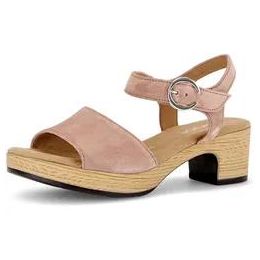 Plateausandaletten Gabor "Plateau Sandale", Damen, Gr. 37, rosa, Schuhe