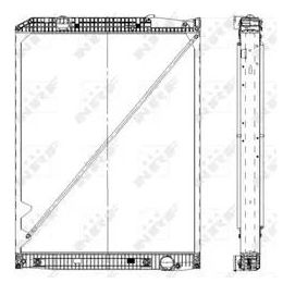 NRF K&uuml;hler, Motork&uuml;hlung 519578 Universal f&uuml;r MERCEDES-BENZ A9425002903 9425002903 A9425002803