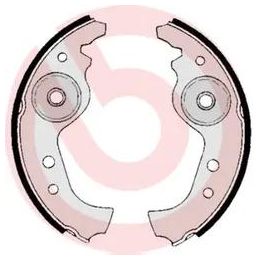 Brembo Bremsensatz, Trommelbremse 1420-52986 hinten f&uuml;r ZASTAVA SEAT FIAT LANCIA AUTOBIANCHI VOLVO INNOCENTI 57201114 XE028165299B 46448407