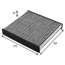 Valeo Filter, Innenraumluft CLIMFILTER PROTECT 715725 1x f&uuml;r RENAULT MITSUBISHI DACIA ALPINE NISSAN 7803A165 272773974R 272770567R