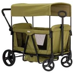 Bollerwagen fillikid "Oskar", gr&uuml;n, Bollerwagen, Kinder, Polyester, Stahl, faltbar; f&uuml;r zwei Kinder
