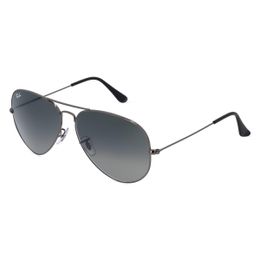 Ray-Ban RB 3025 AVIATOR | Unisex-Sonnenbrille | Fassung: Vollrand, Pilot, Metall, Gun | Glasfarbe: Grau