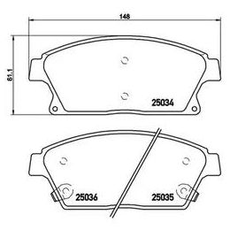 MAGNETI MARELLI Bremsbelagsatz, Scheibenbremse 363700459077 vorne rechts links f&uuml;r GENERAL MOTORS BUICK (SGM) VAUXHALL OPEL CHEVROLET 95530017 955161