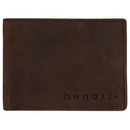 Geldb&ouml;rse Bugatti "LUCA", Herren, braun, Leder, unifarben, Kleinlederwaren, echt Leder