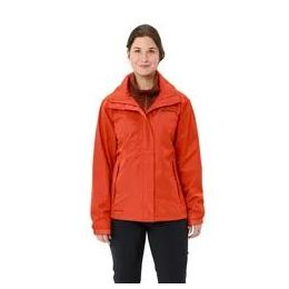 Regenjacke Vaude "Women's Escape Light Jacket", Damen, Gr. 36, rot (glowing rot), Web, Obermaterial: 100% Polyester. Futter: 100% Polyacryl, normal, elastischer Bund mit verstellbarem Klettverschluss, Jacken Regenjacke, f&uuml;r Wandern und Trekking, atmungsaktives Material, wasserdicht