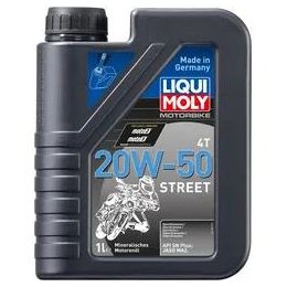 Liqui Moly Motorbike 4T 20W-50 Street [1 L] 1500 Motor&ouml;l f&uuml;r YAMAHA MOTORCYCLES BMW HONDA HARLEY-DAVIDSON MC KAWASAKI TRIUMPH DUCATI MZ SUZUKI BUELL H