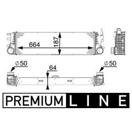 Mahle Ladeluftk&uuml;hler BEHR HELLA SERVICE *** PREMIUM LINE CI 180 000P f&uuml;r MERCEDES-BENZ A4475011301 A4475010301 4475011301