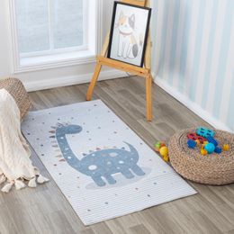 Kinderteppich LIVABLISS "SEOUL", grau, B:80cm H:6mm L:150cm, Kunstfaser, Teppiche, Kinderteppich, Kids