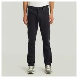 G-Star Raw Regular-fit-Jeans G-STAR "3301 Straight Tapered", Herren, Gr. 34, L&auml;nge 34, washed schwarz, Denim/Jeans, Obermaterial: 98% Baumwolle, 2% Elasthan, normal normal, Jeans