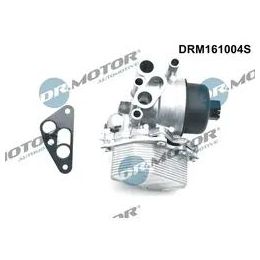 DR.MOTOR AUTOMOTIVE Geh&auml;use, &Ouml;lfilter DRM161004S mit &Ouml;lk&uuml;hler f&uuml;r PEUGEOT FIAT CITRO&Euml;N FORD 1103Q1 9675549080 2007522
