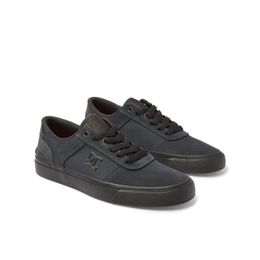 Skateschuh DC Shoes "Teknic S", Herren, Gr. 13(47), grau (grau, schwarz, grau), Obermaterial:Obermaterial: Leder [Kuh] / Futter: Textil / Au&szlig;ensohle: Gummi;, Schuhe Skateschuh