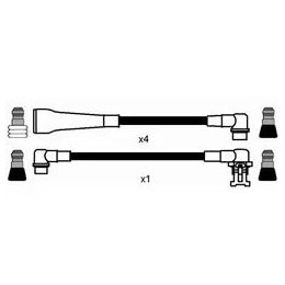 NGK Z&uuml;ndleitungssatz 8472 schwarz f&uuml;r RENAULT DACIA 7700850470