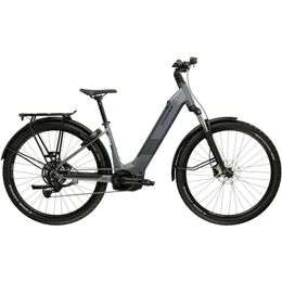 E-Bike KROSS "Influx Hybrid SUV 2.0 16,7Ah / BOSCH 600 Wh 29" grau 9 G&auml;nge 2026" Gr. 41, grau, schwarz, Elektrofahrr&auml;der, 41cm, 29 Zoll (73,66cm), E-Bike, BOSCH PERFORMANCE LINE PX Mittelmotor