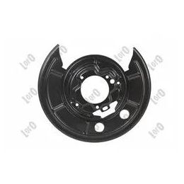 Abakus Spritzblech, Bremsscheibe 131-07-628 hinten rechts schwarz 320mm f&uuml;r PEUGEOT FIAT CITRO&Euml;N VAUXHALL OPEL RAM 4212C4 77364018 77364017