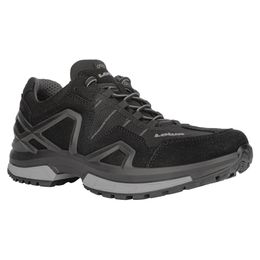 Wanderschuh Lowa "GORGON GORE-TEX", Herren, Gr. 45, schwarz (schwarz, anthrazit), Synthetik, Textil, Schuhe Wanderschuh, wasserdicht dank Gore-Tex Membrane
