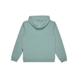 Hoodie Quiksilver "Typed Out", Jungen, Gr. 10, blau (aquifer), Obermaterial: 55% Walkfrottier, 45% Microfaser;, Sweatshirts Hoodie