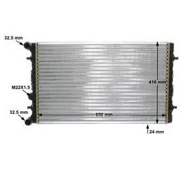 Mahle K&uuml;hler, Motork&uuml;hlung CR 368 001S f&uuml;r SKODA VW SEAT (FAW) CUPRA AUDI 1J0121253AF 1J0121253AQ 1J0121253AP