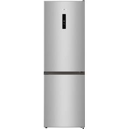 Gorenje K&uuml;hl-/Gefrierkombination "NRK 619 CA", Energieeffizienz: C, silber (inox), Rechtsanschlag, K&uuml;hlschr&auml;nke, No Frost Plus, K&uuml;hl-/Gefrierkombination