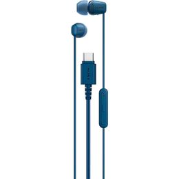 Sony In-Ear-Kopfh&ouml;rer "IER-EX15C", blau, Kopfh&ouml;rer, In-Ear-Kopfh&ouml;rer