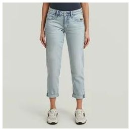G-Star Raw Boyfriend-Jeans G-STAR "Kate", Damen, Gr. 28, L&auml;nge 34, sun faded blau galena, Denim/Jeans, Obermaterial: 99% Baumwolle, 1% Elasthan, weit, unten schmal lang, Jeans, im 5-Pocket-Stil