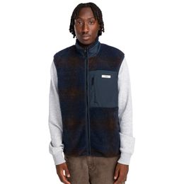 Outdoorjacke Element "Lake Sherpa", Herren, Gr. M, eclipse navy, java plaid, Obermaterial: 100% Microfaser;, Jacken Outdoorjacke