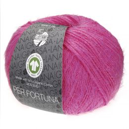 Per Fortuna von Lana Grossa, Pink, aus Baumwolle