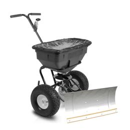 PowerPac Salz- & D&uuml;ngestreuer 60ltr. mit Schiebeschild Edelstahl 740mm