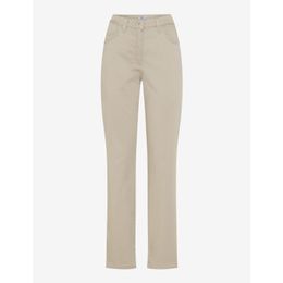Raphaela by Brax Damen Five-Pocket-Hose Style CORRY SAND, Beige, Gr. 38