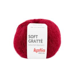 Soft Gratt&eacute; von Katia, Rot, aus Polyacryl