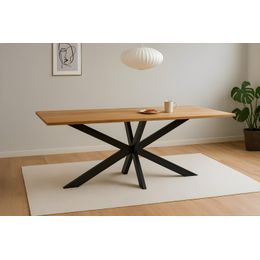 Esstisch Salvador / 240x100 / Spider-Gestell Schwarz
