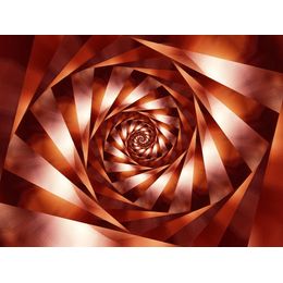 Fototapete papermoon "Spiralstreifen", bunt, B:3m L:2,2m, Vlies, Tapeten