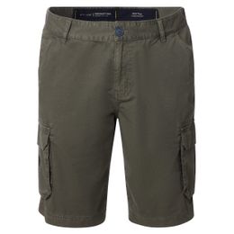 Shorts Casamoda "Casamoda Shorts uni", Herren, Gr. 34, Normalgr&ouml;&szlig;en, gr&uuml;n (dunkelgr&uuml;n), 100% Baumwolle, Hosen Shorts