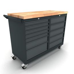 Valkenpower Werkbank mobil 12 Schubladenschrank