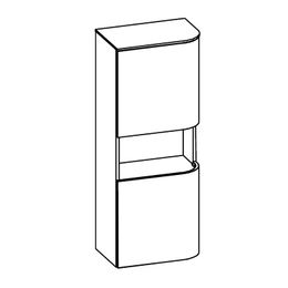 Pelipal Serie 7200 Midischrank - Grifflos rund, MCT524933R13 MCT524933R13