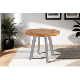 Esstisch ADELINA / 140x140 / Vierfu&szlig;-Gestell Silber