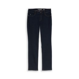 Tom Tailor Damen TTLIVA STRAIGHT Jeans, blau, Uni, Gr. 27/32
