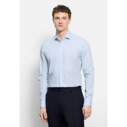 OLYMP Herren Businesshemd "OLYMP Level Five, Body Fit, Royal Kent"bleu, Gr. 46, 97% Baumwolle, 3% Elastolefin, Hemden