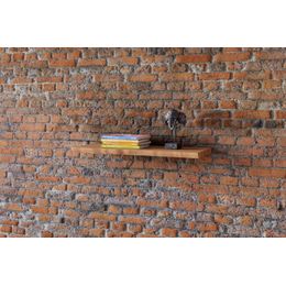 Wandregal SUVA / naturfarben / 80 cm