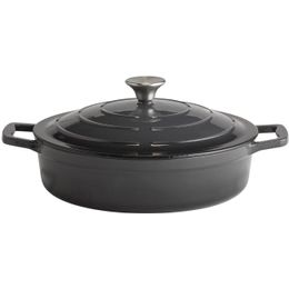 Br&auml;ter APS "Stars", grau (anthrazit), B:28cm H:7cm L:28cm &Oslash;:28cm, T&ouml;pfe, Induktion, rund
