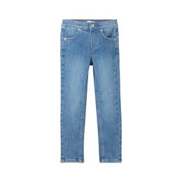 Tom Tailor M&auml;dchen Treggings Hose im Denim-Look, blau, Uni, Gr. 134