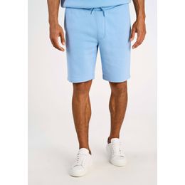 Shorts LINDBERGH "Freizeitshorts Relaxed Fit", Herren, Gr. L, lt blau, Obermaterial: 60% Baumwolle, 40% Polyester, meliert, relaxed fit, Hosen Shorts