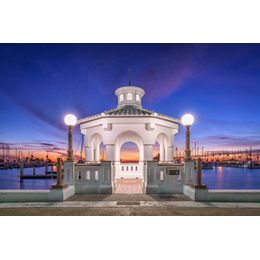 Fototapete papermoon "CORPUS CHRISTI-HAFEN, TEXAS", bunt, B:3m L:2,23m, Vlies, Tapeten