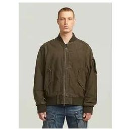 G-Star Raw Bomberjacke G-STAR "GA-1 Washed Bomber", Herren, Gr. S, vintage dust wren gd, Obermaterial: 100% Baumwolle, Jacken Bomberjacke