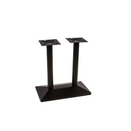 Tischgestelle / Schwarz / Doppels&auml;ule / 72