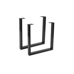 Tischgestelle / Schwarz / U-Form / U-Gestell Schwarz
